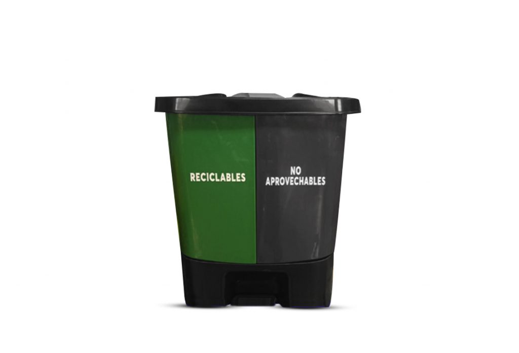 Tacho Doble (verde / negro) – 40 L. – Newplayshop