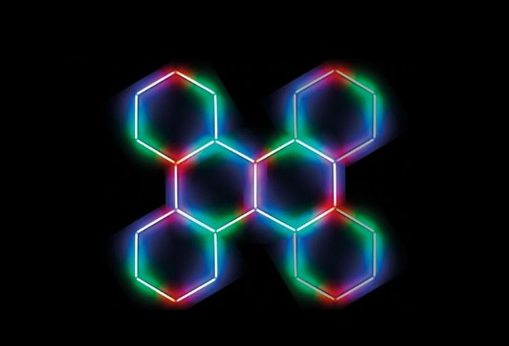 Luces LED Modular RGB (6 Hexágonos) – Newplayshop